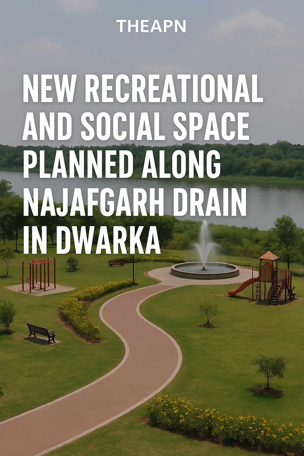 Najafgarh Drain Redevelopment: Delhi Plans 21-Acre Recreational Park in ...