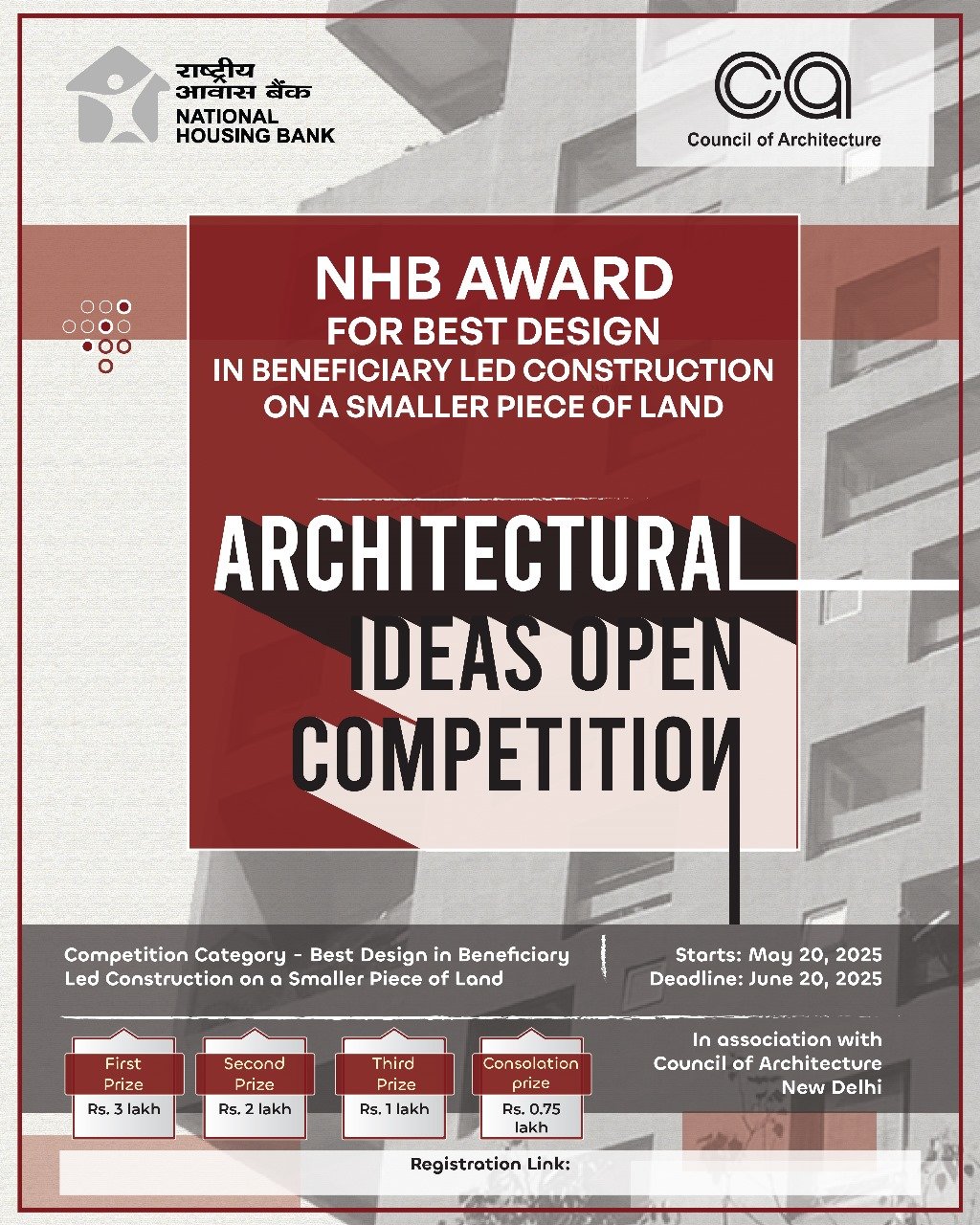 NHB Architectural Competition 2025: Prizes up to ₹3 Lakh - THE ...