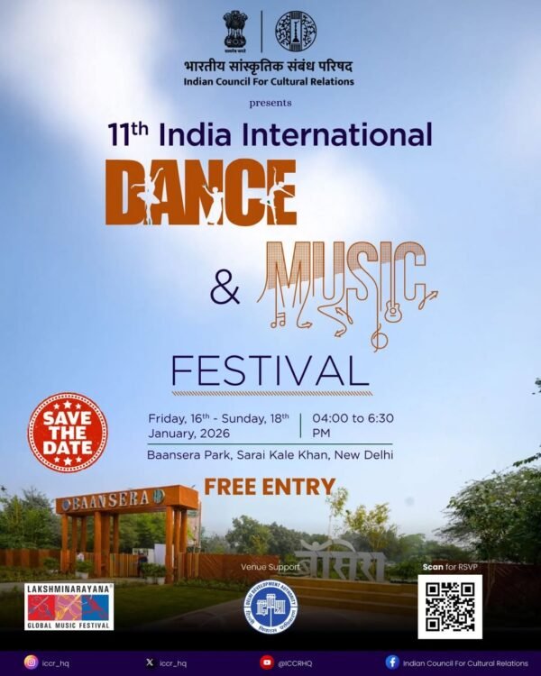 ICCR Announces 11th India International Dance & Music Festival in New ...